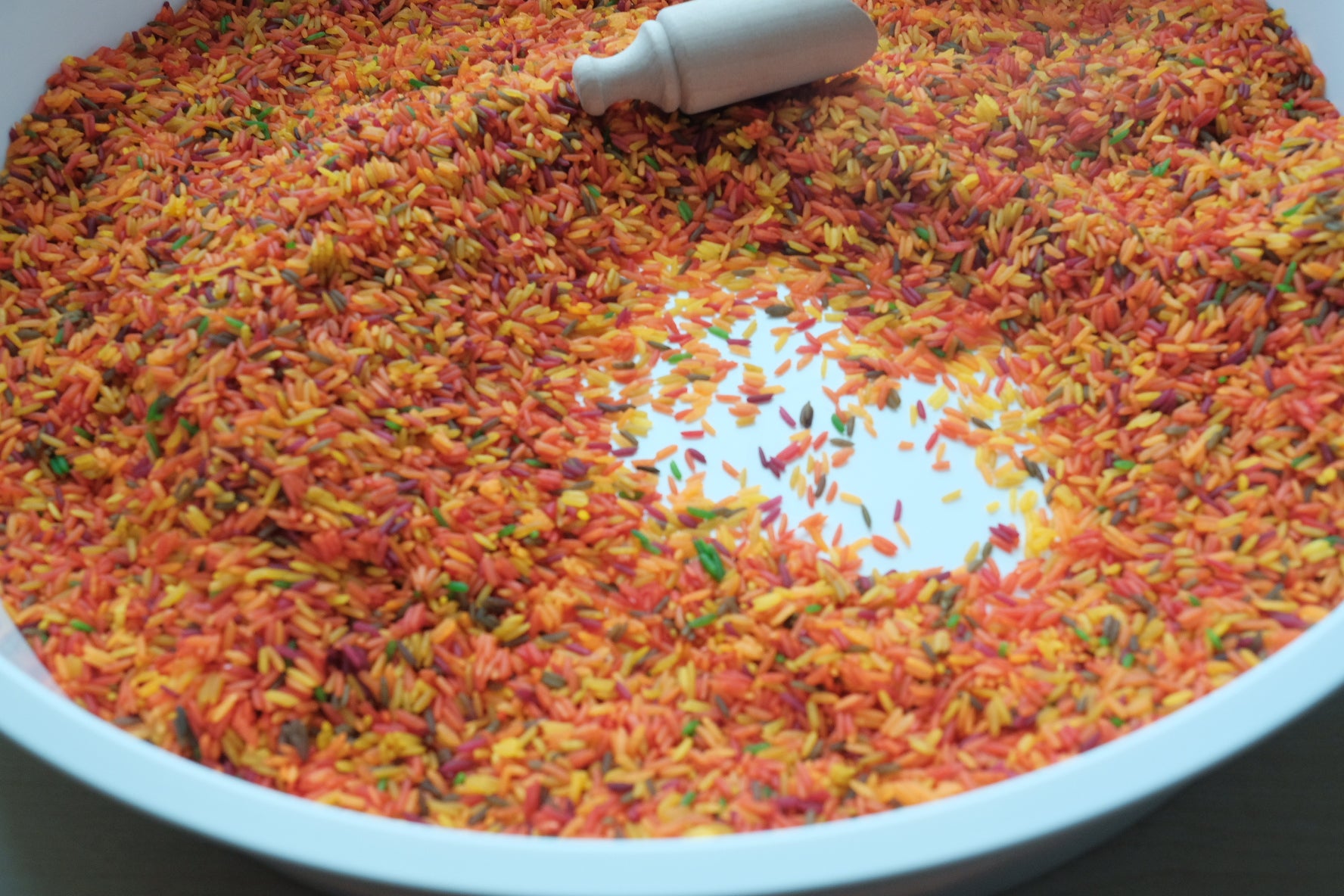 Autumn Rice 500g - Sensory Coloured Rice – Seek and Seed
